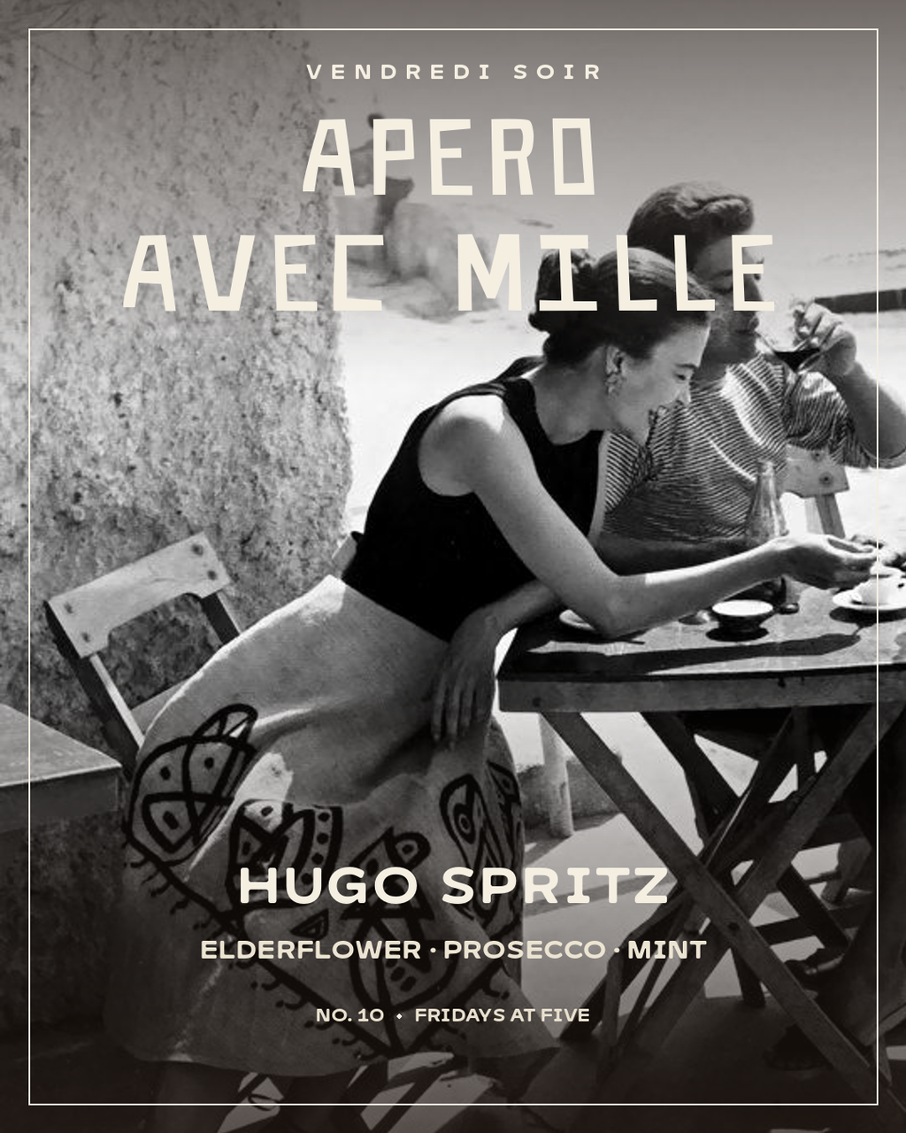 Vendredi Soir — The Hugo Spritz & Lavender Honey Goat Cheese Crostini ...