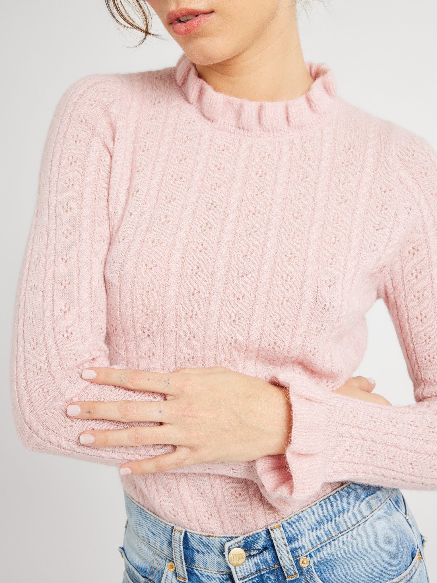 Aurora Pullover in Ballet – MILLE