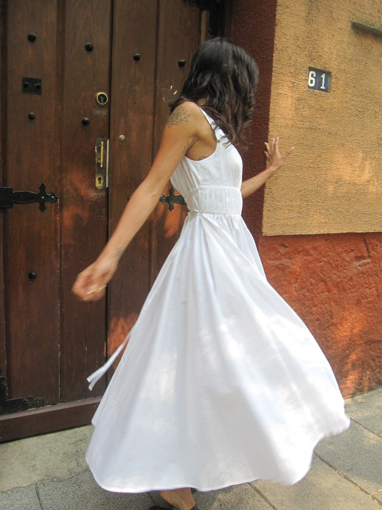 Frannie Dress in White – MILLE
