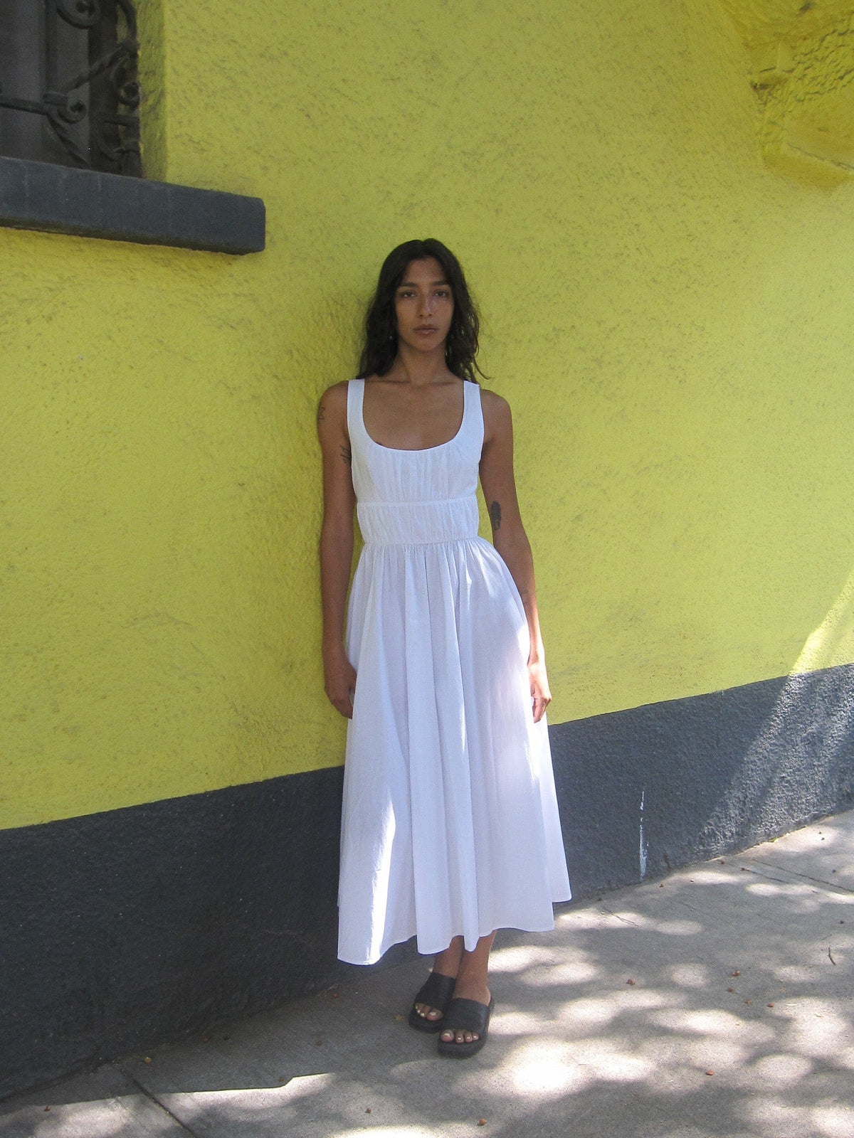 Frannie Dress in White – MILLE