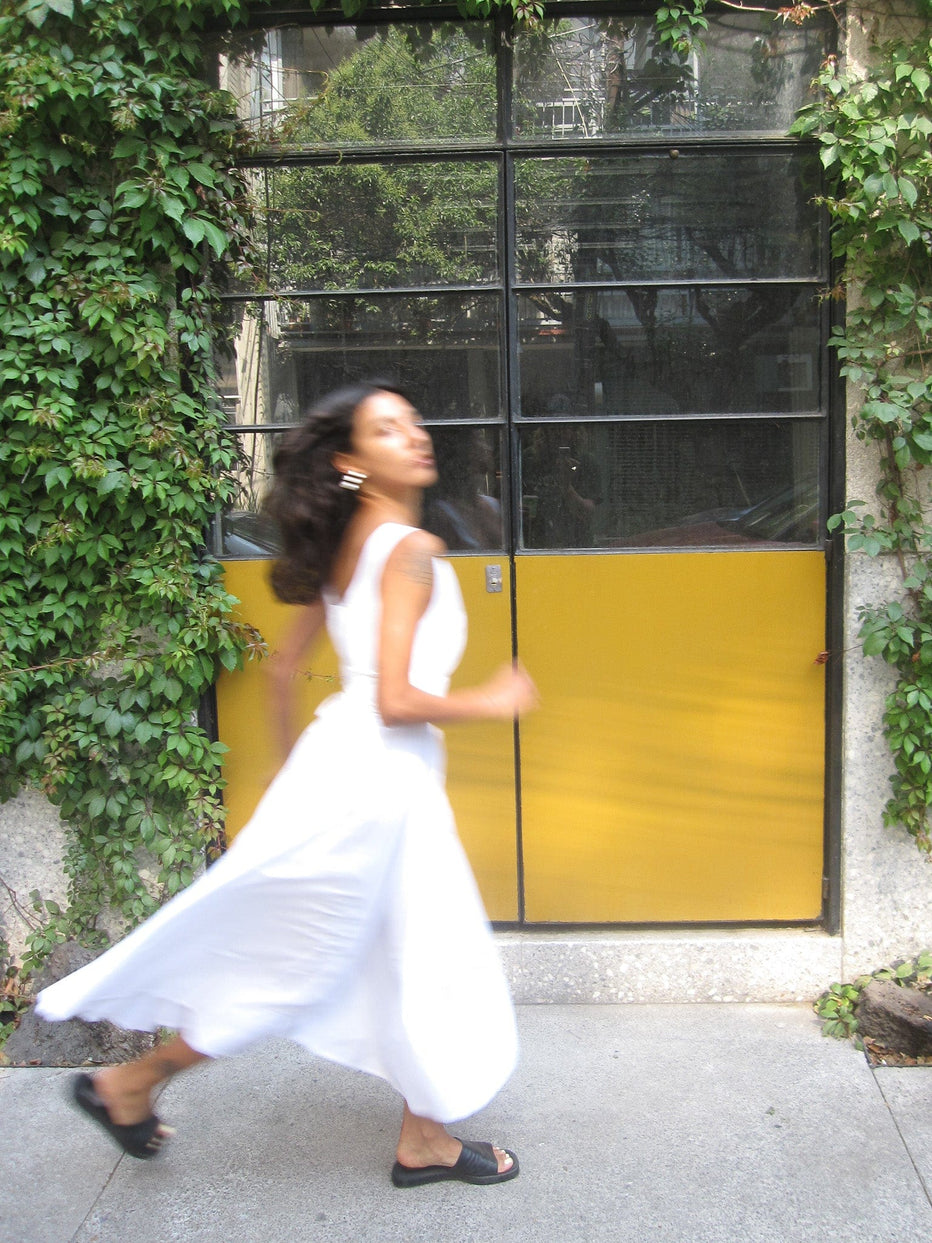 Frannie Dress in White – MILLE