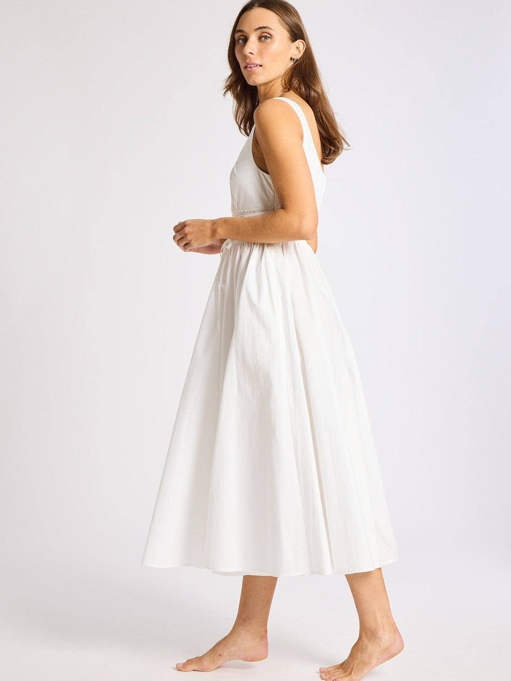Frannie Dress in White – MILLE