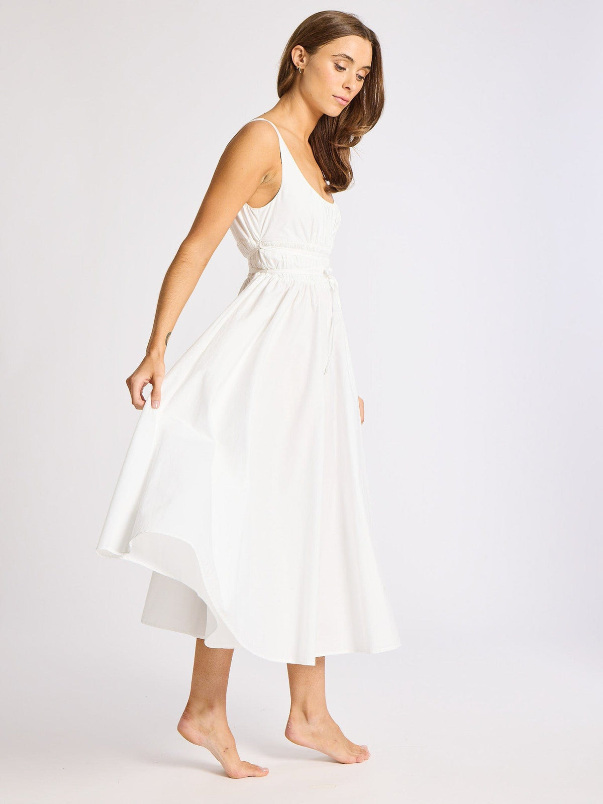 Frannie Dress in White – MILLE