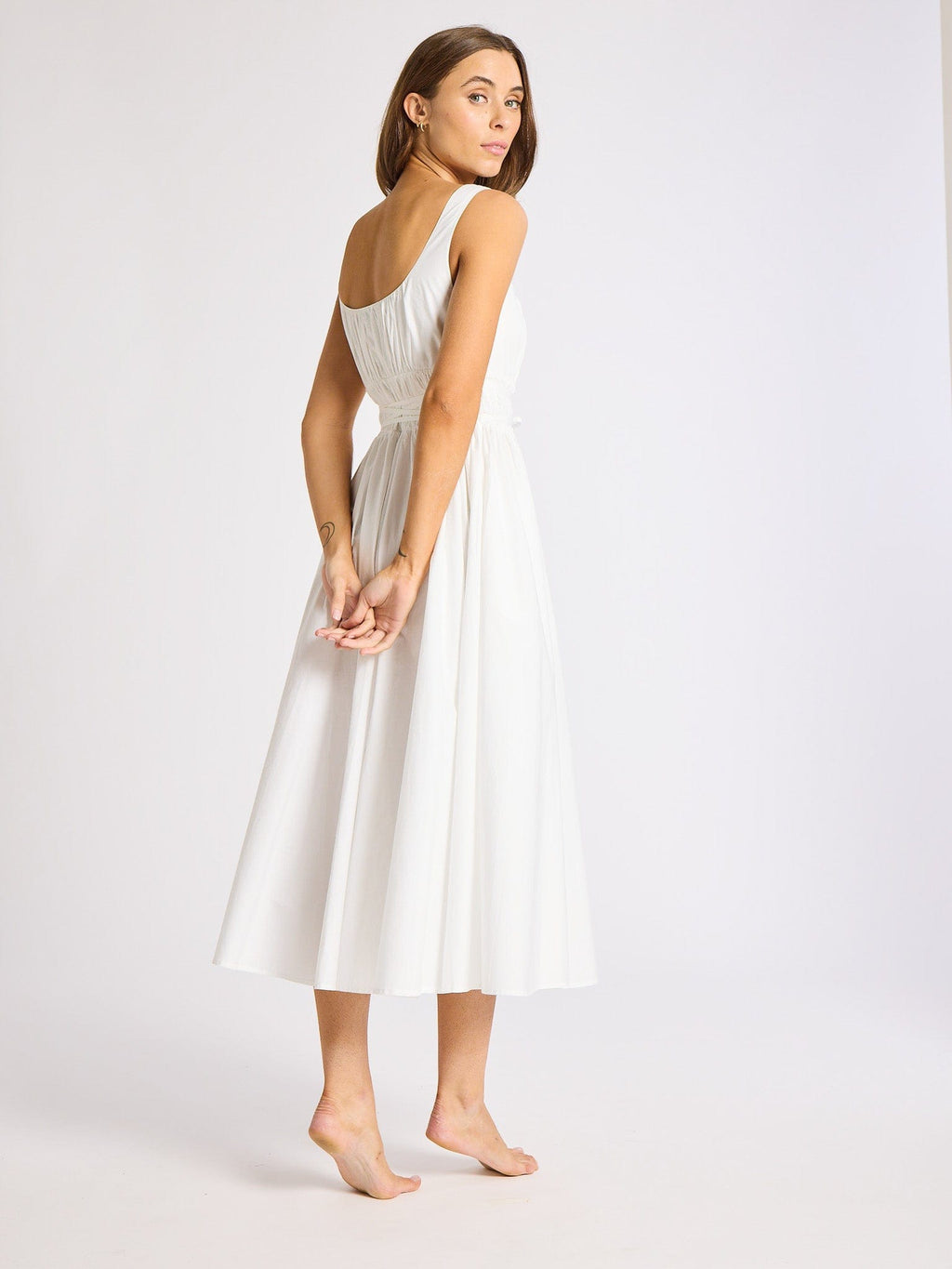 Frannie Dress in White – MILLE