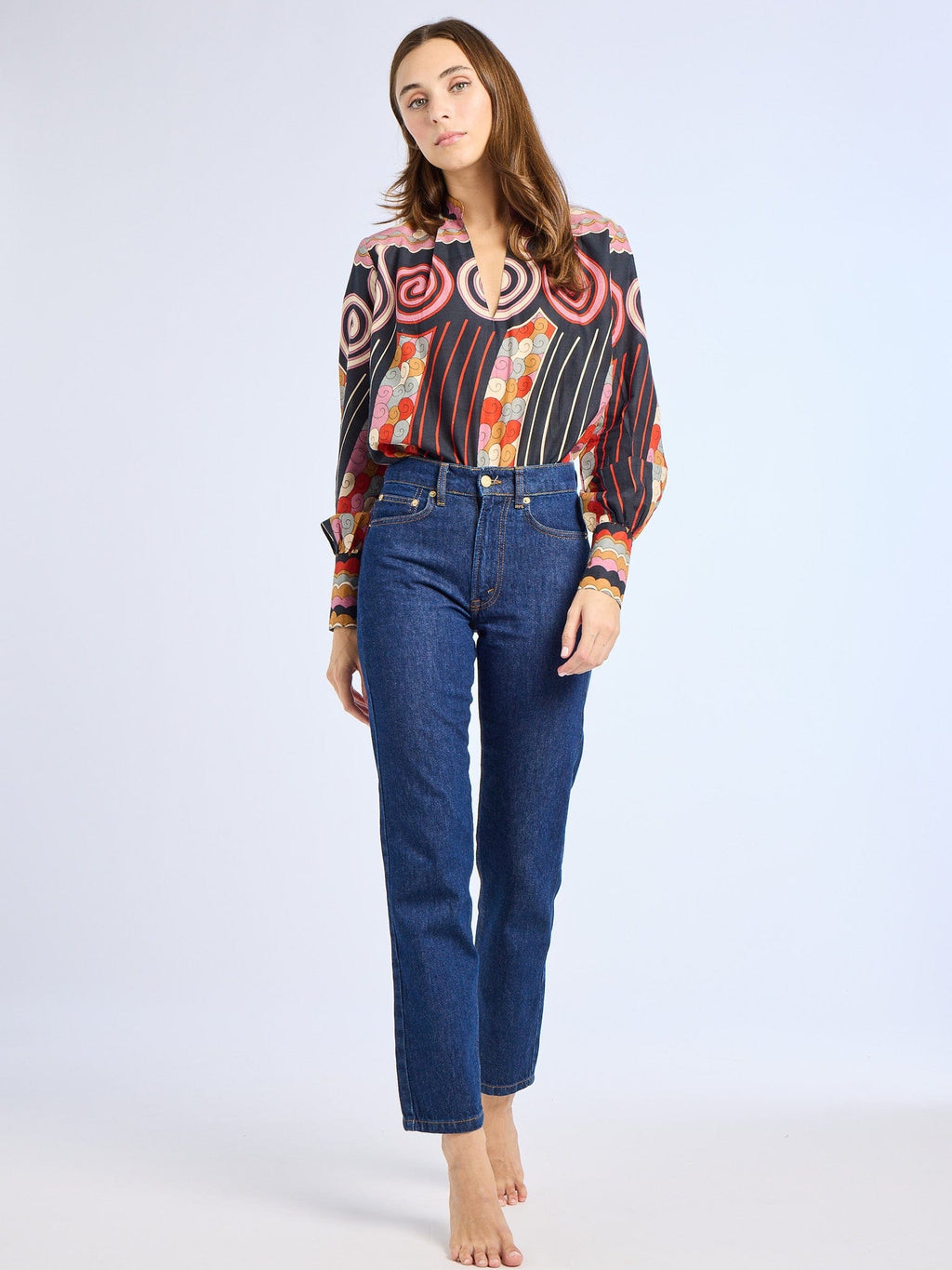 Freya Top in Maar Print – MILLE