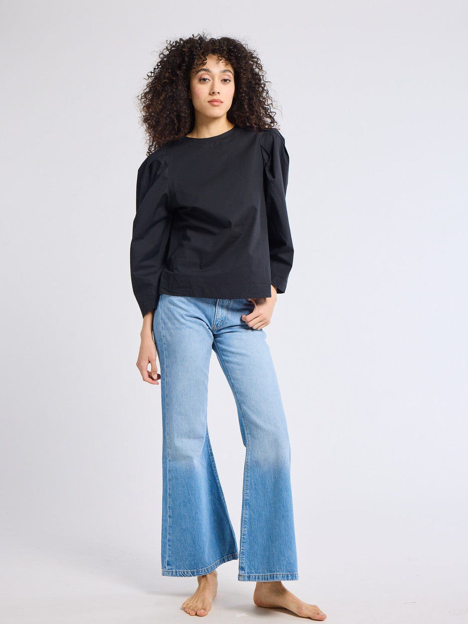 Lila Top in Black – MILLE