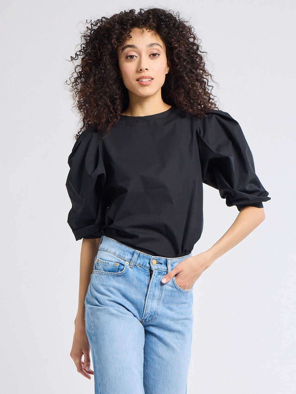 Lila Top in Black – MILLE