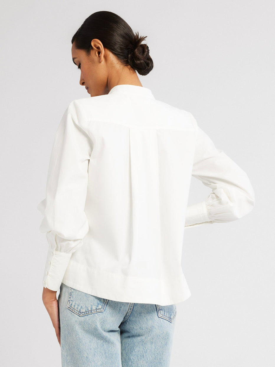 Freya Top in White – MILLE